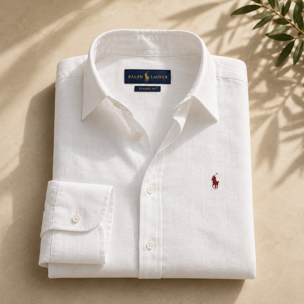 RL Linen White Shirt – ELEGANT WEAVE